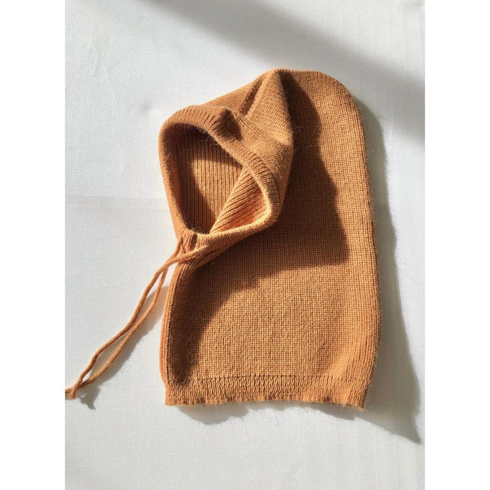 NEW BILLY BAMBOO women's angora wool balaclava in cam… - Gem